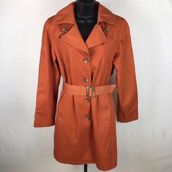 Gallery | Jackets & Coats | Gallery Burnt Orange Trench Coat | Poshmark